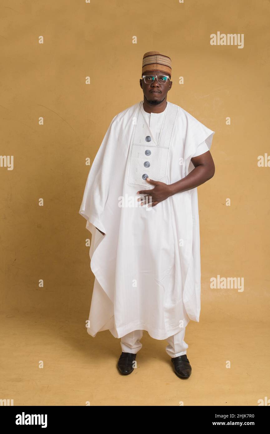 A Traditionally Dressed Northern Business Man Posing Stock Photo - Alamy
