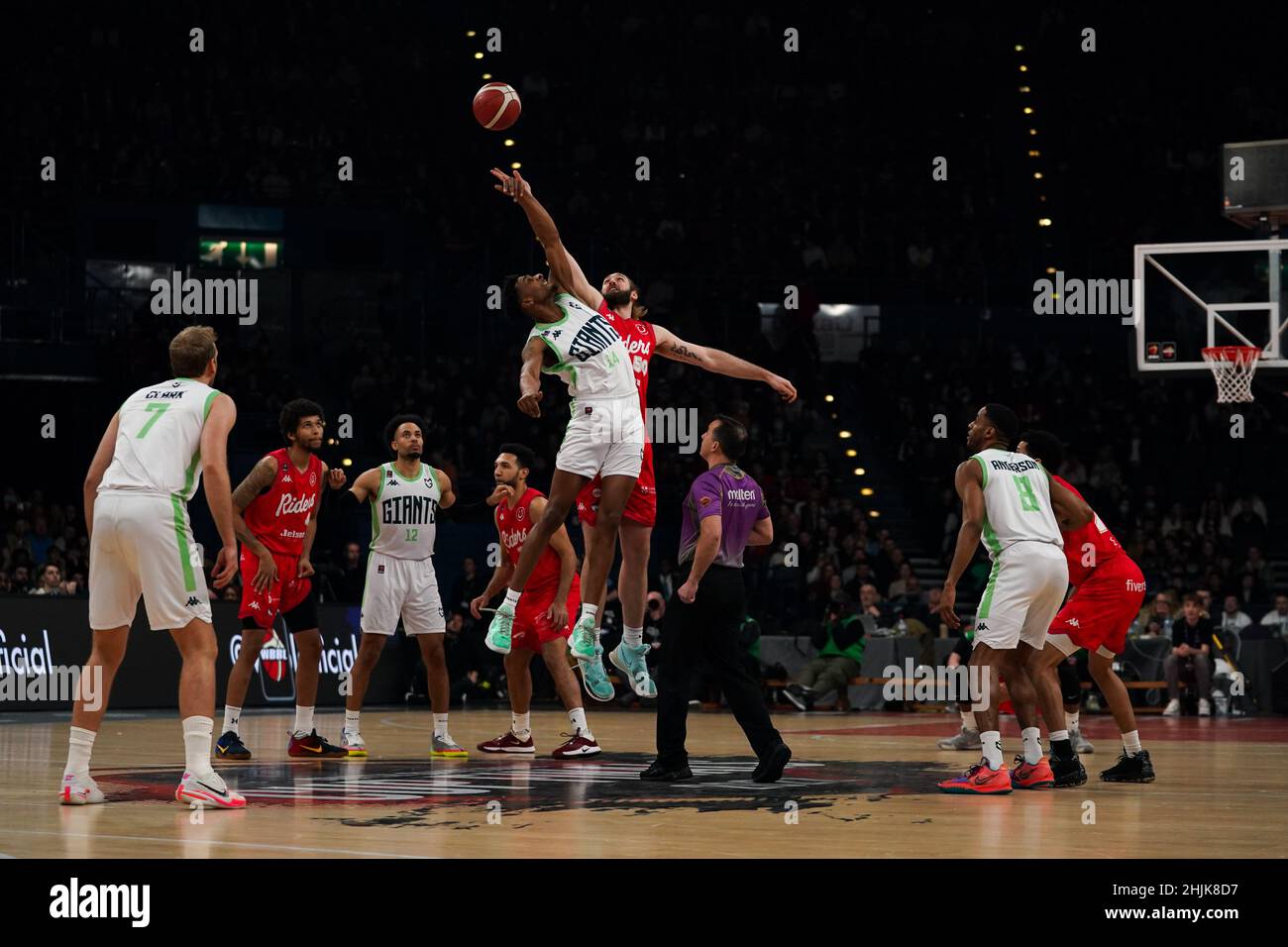 A general view during the BBL Cup final at the Utilita Arena ...