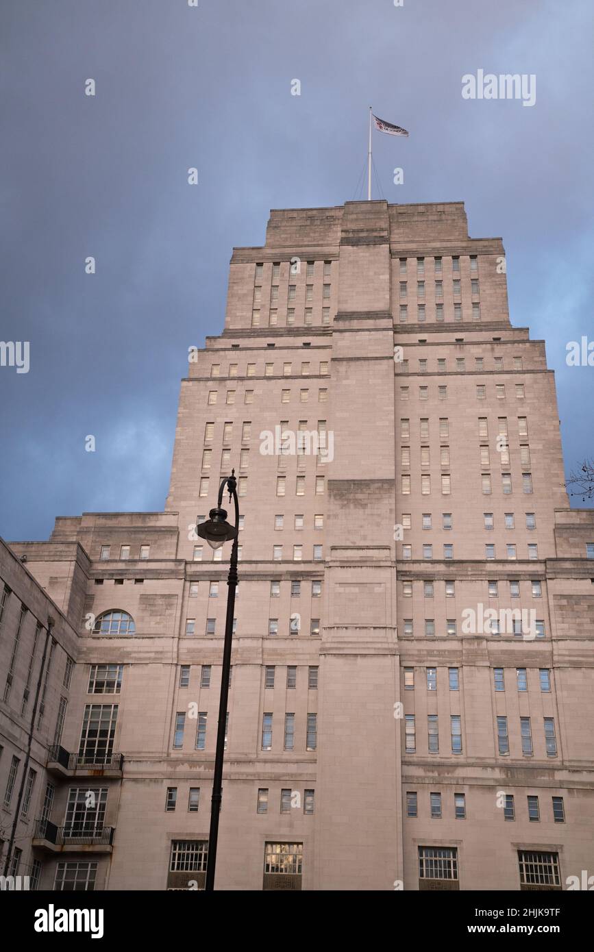 Senate House University of London, Malet St, London, england Stock ...