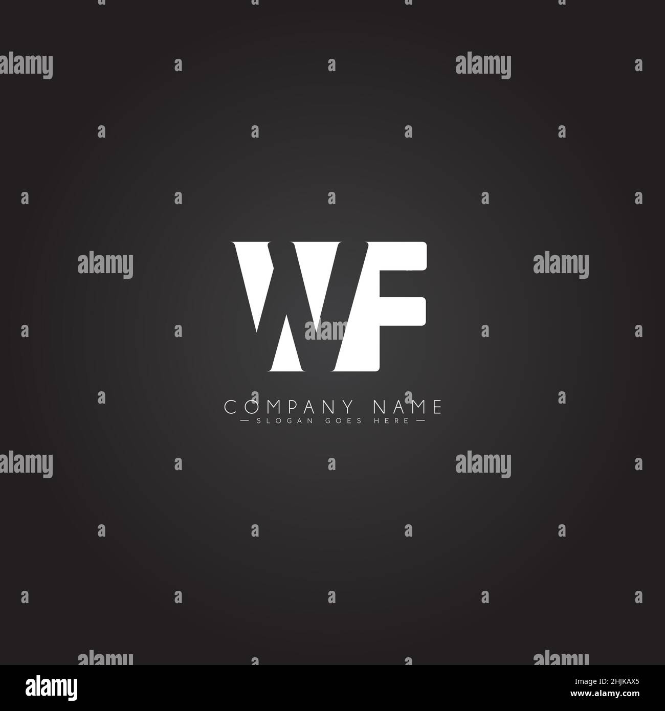 Alphabet wf icon hi-res stock photography and images - Alamy