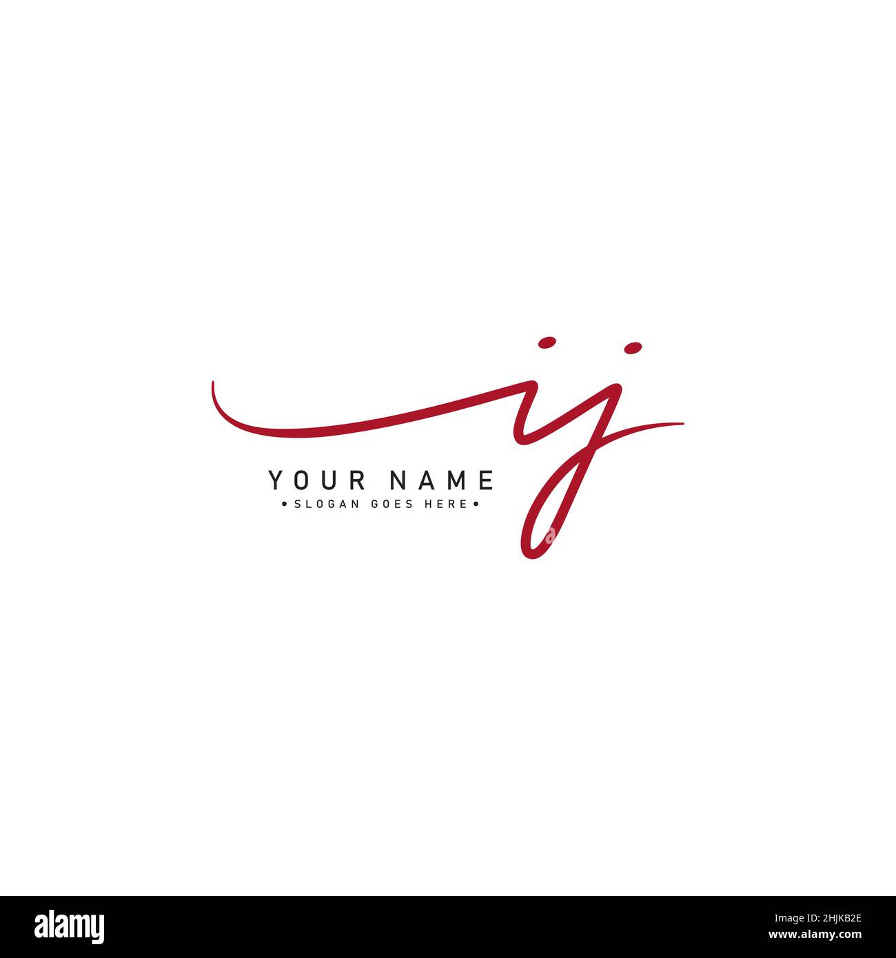 Ij initial hi-res stock photography and images - Alamy