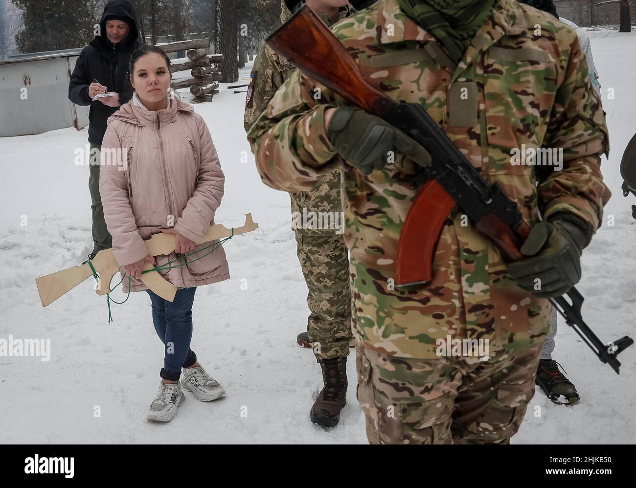 Ukrainian national guard azov battalion hi-res stock photography and ...