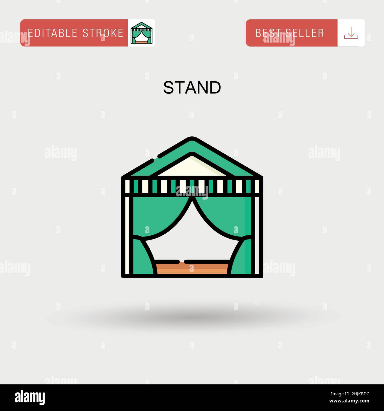 Stand Simple vector icon Stock Vector Image & Art - Alamy