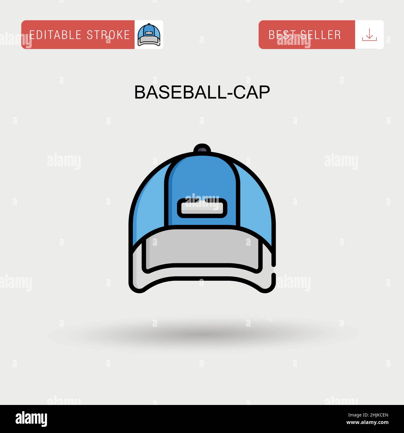 Baseball cap black background Stock Vector Images - Alamy