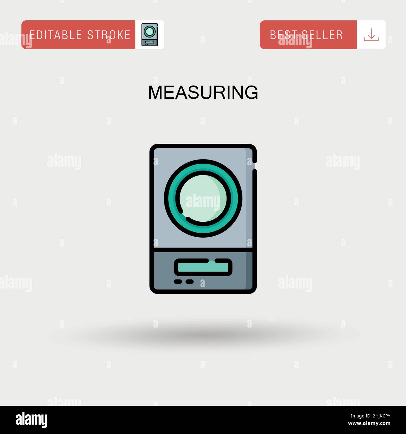 Measuring Simple vector icon Stock Vector Image & Art - Alamy
