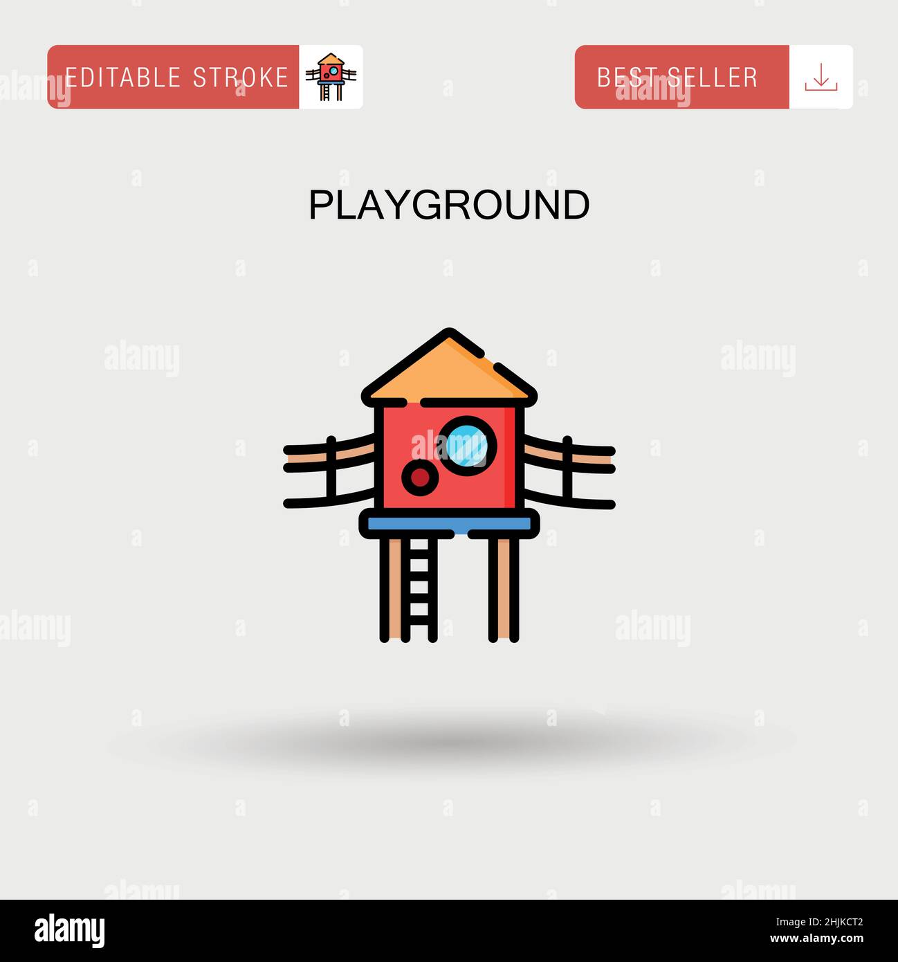 Playground Simple vector icon Stock Vector Image & Art - Alamy