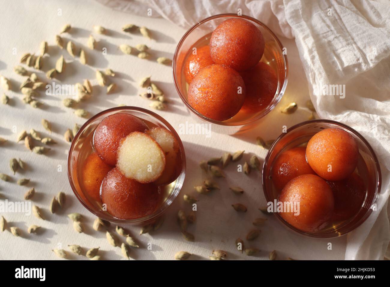 Gulab jamun . A milk solid based sweet popular in Indian subcontinent ...