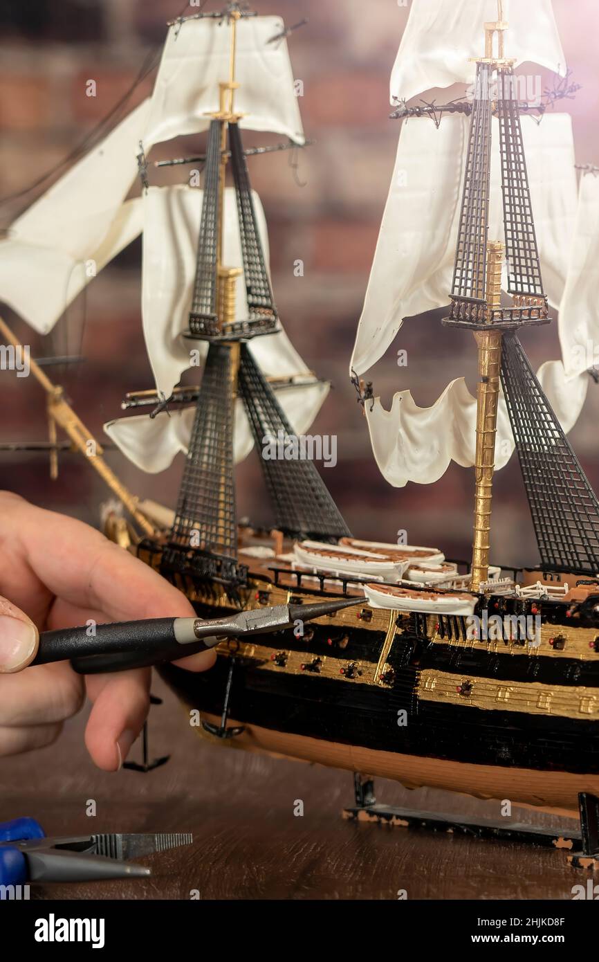 Ship building tools hi-res stock photography and images - Alamy