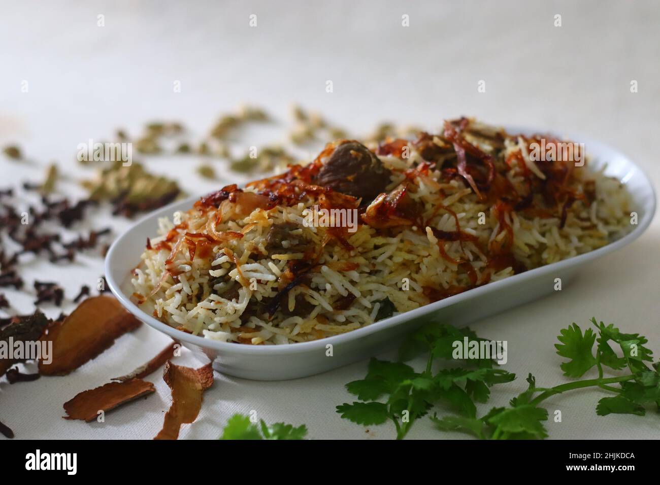 Mutton biryani hi-res stock photography and images - Alamy