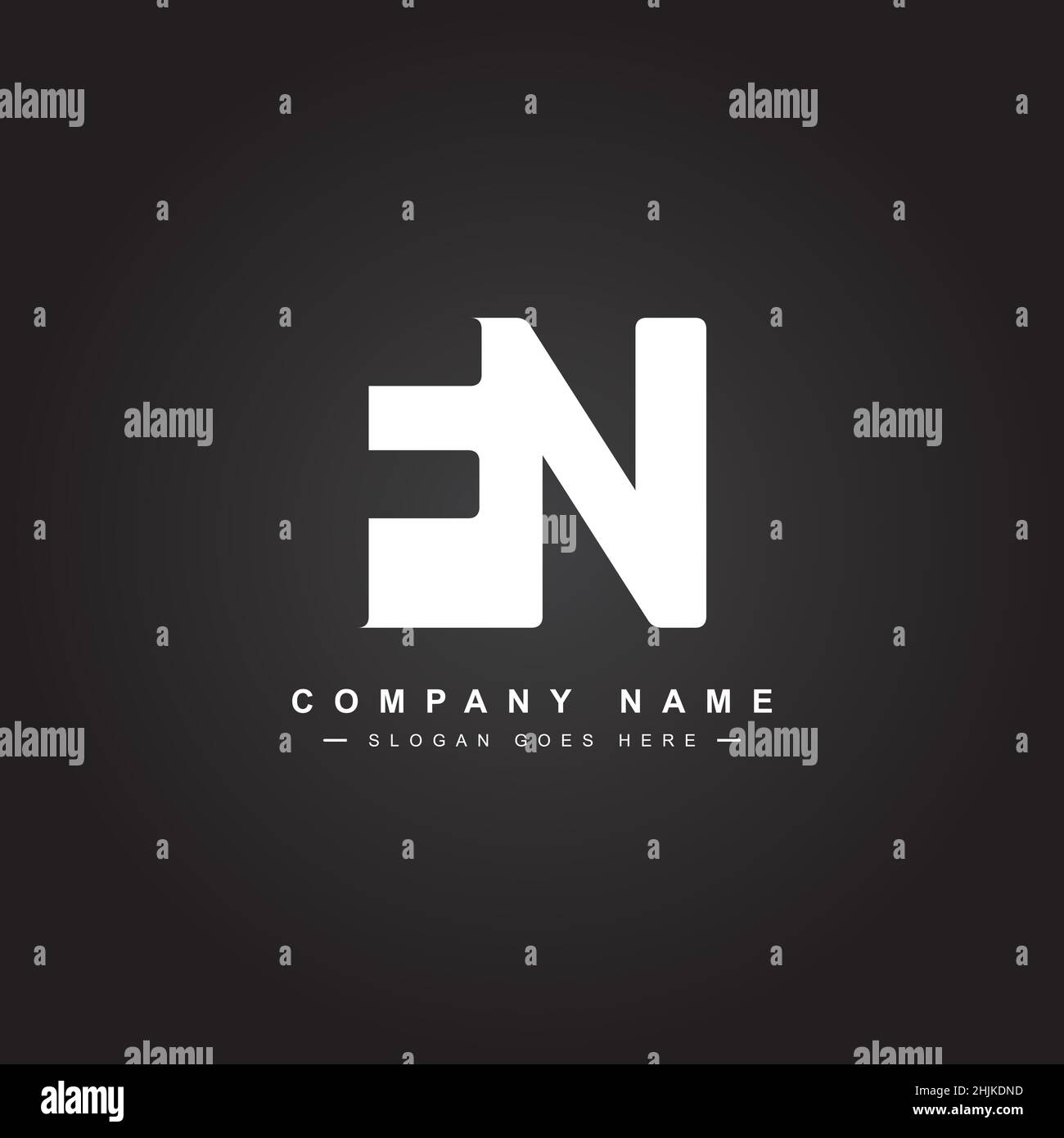 Minimal Business logo for Alphabet FN - Initial Letter F and N Logo ...