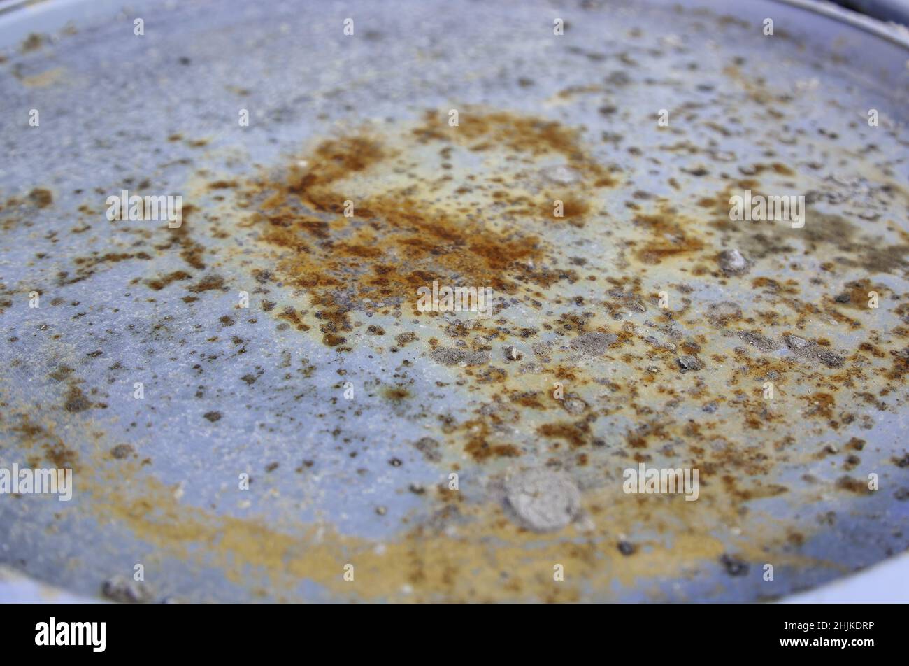 Industrial rusty metal barrel, environmental pollution, corrosion Stock ...