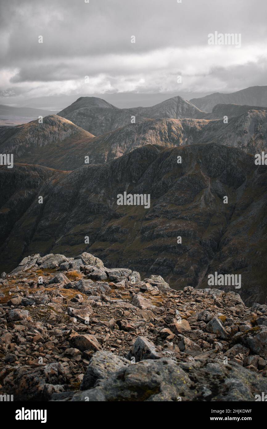 Mountains views in the Scottish Highlands Stock Photo - Alamy