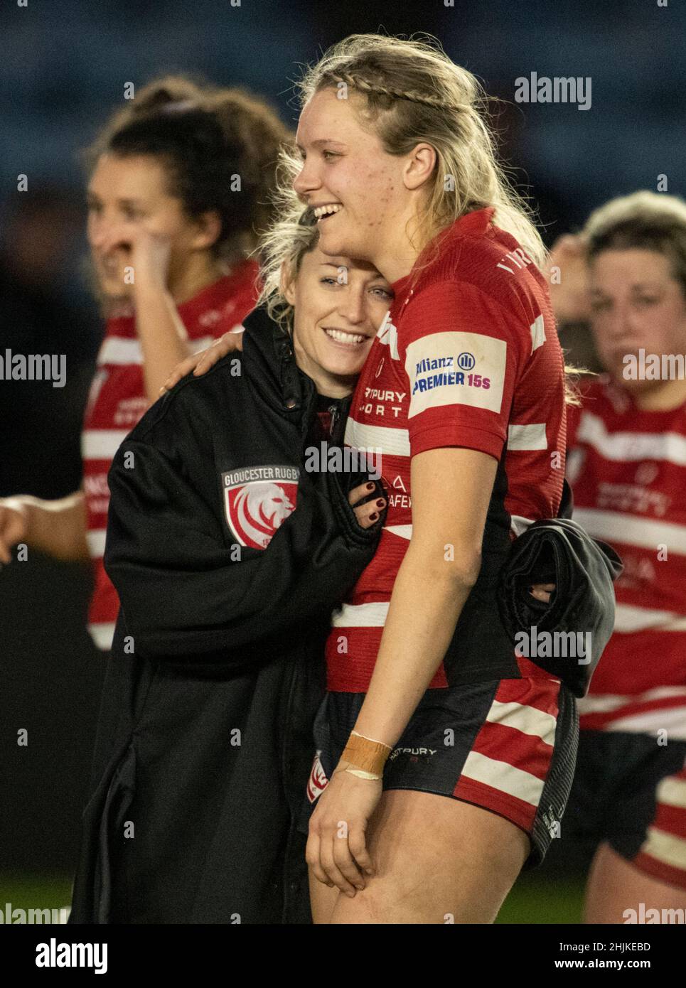 TWICKENHAM - ENGLAND 29 JAN 22: Natasha Hunt of Gloucester-Hartpury in ...