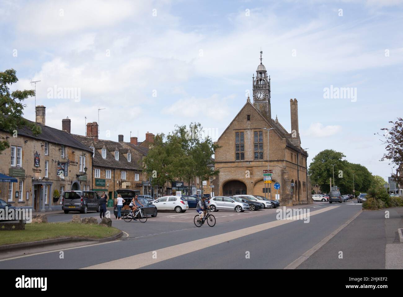 Views of The High Street including The Redesdale Hall in Moreton in ...