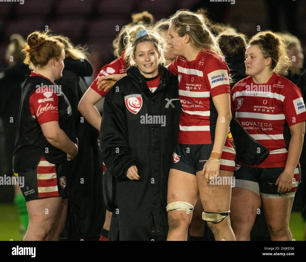 TWICKENHAM - ENGLAND 29 JAN 22: Natasha Hunt of Gloucester-Hartpury in ...