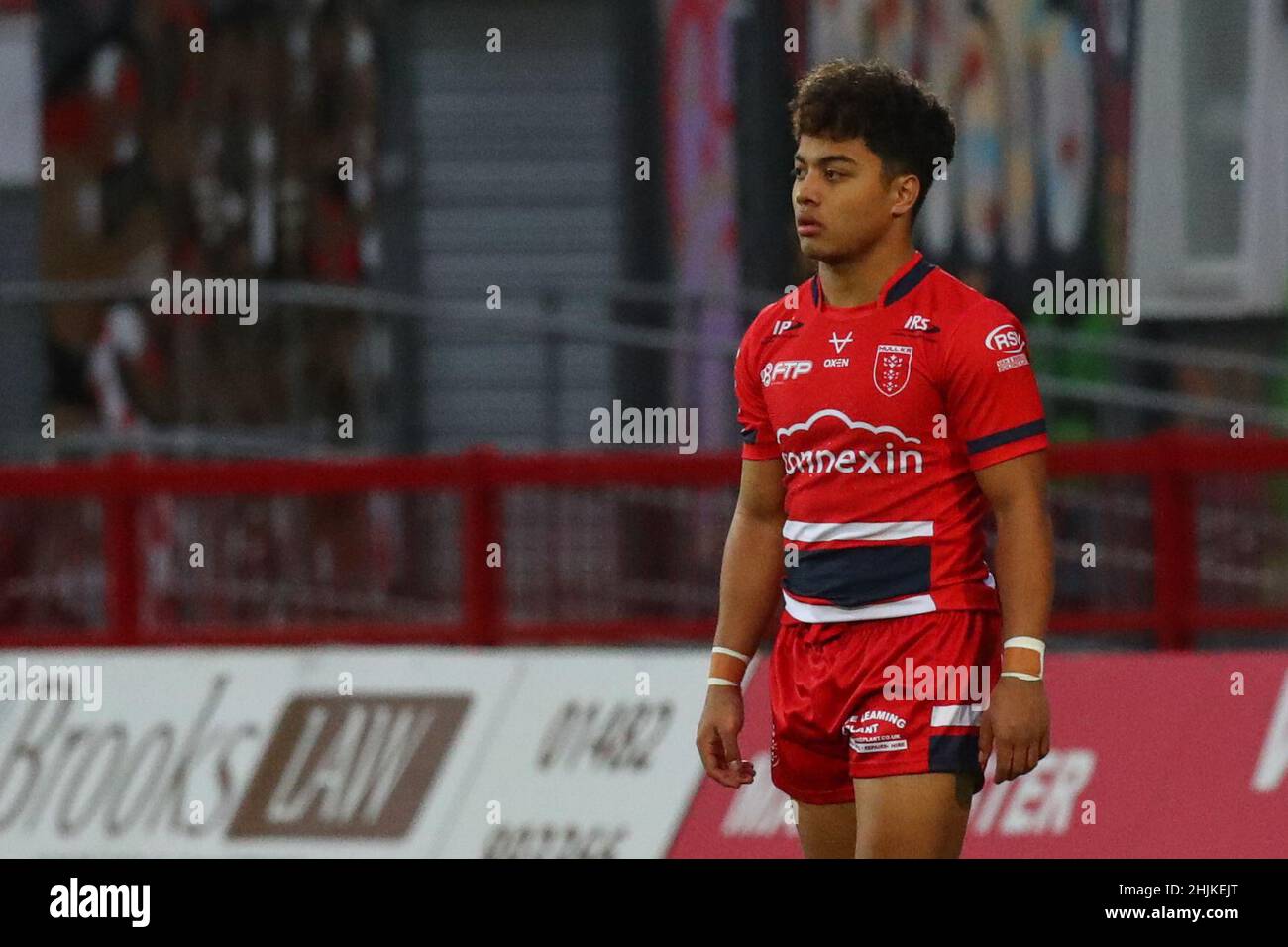 Phoenix Laulu-Togaga'e (29) of Hull KR during the game Stock Photo - Alamy