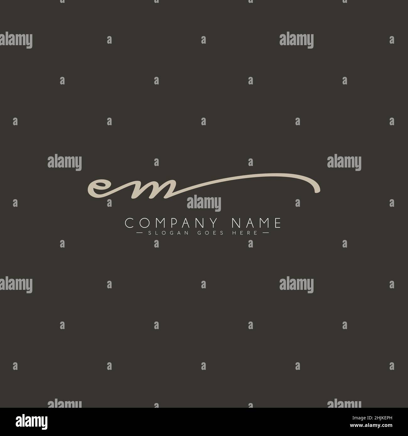 Em logo hi-res stock photography and images - Alamy