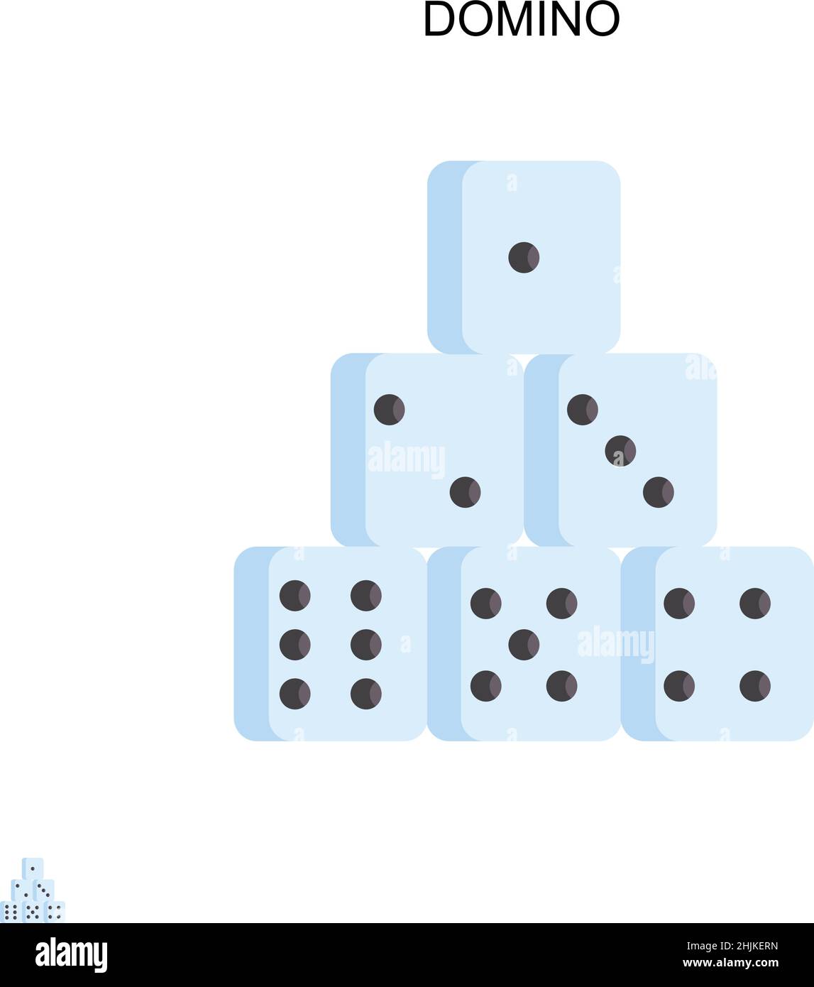 Domino symbol hi-res stock photography and images - Alamy