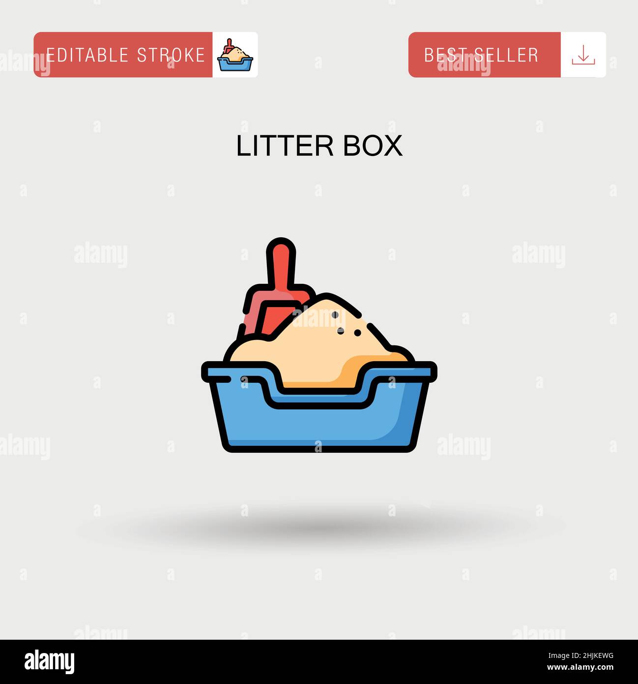 Small box icon simple hi-res stock photography and images - Alamy