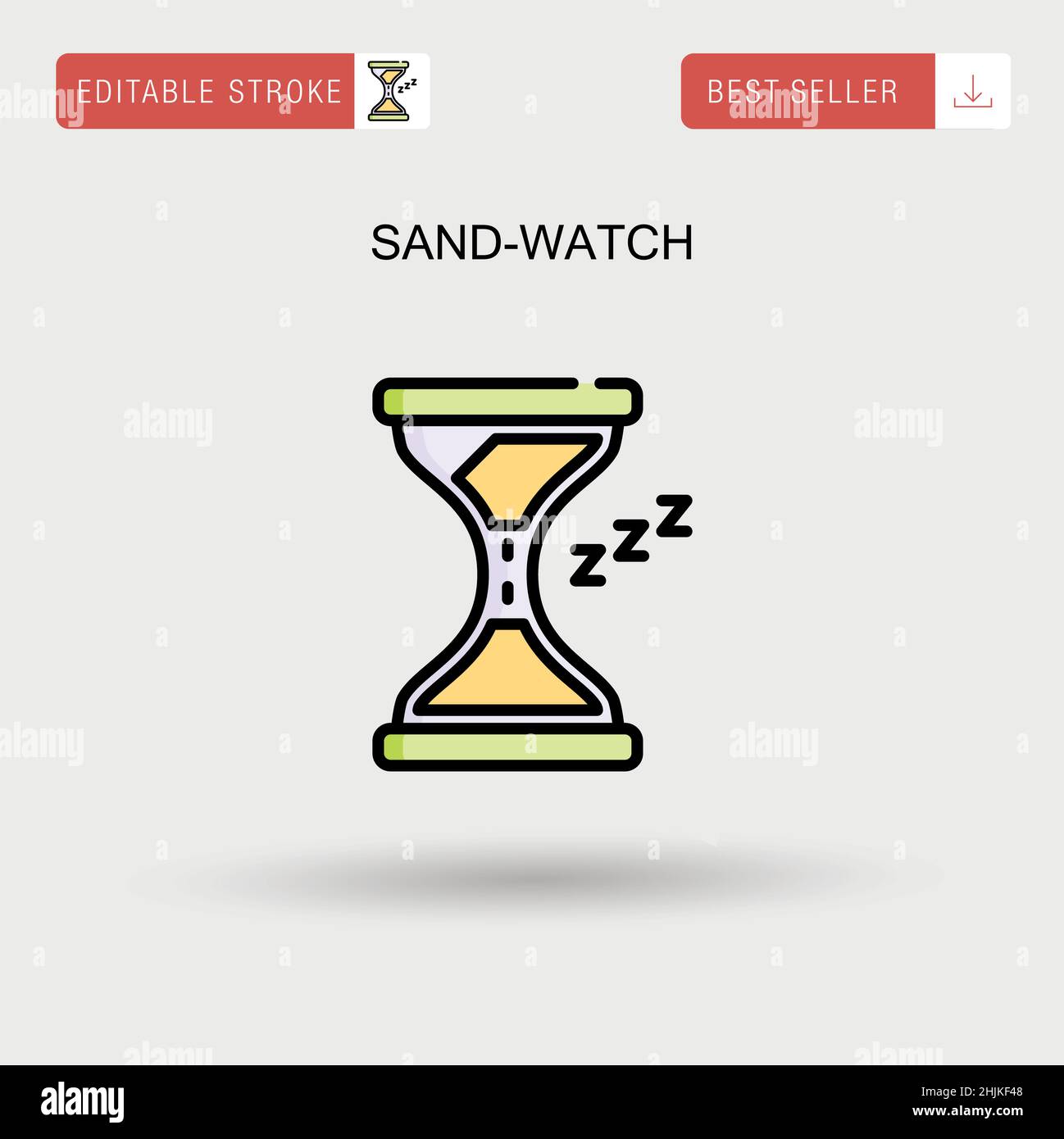 Clock sand Stock Vector Images - Alamy