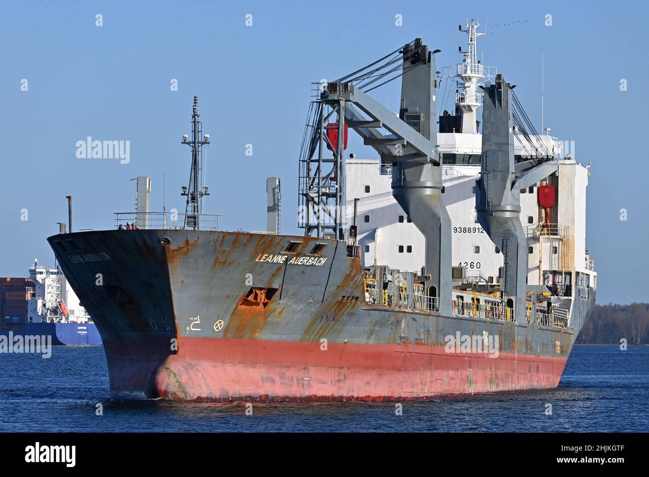 General Cargo Ship LEANNE AUERBACH Stock Photo - Alamy