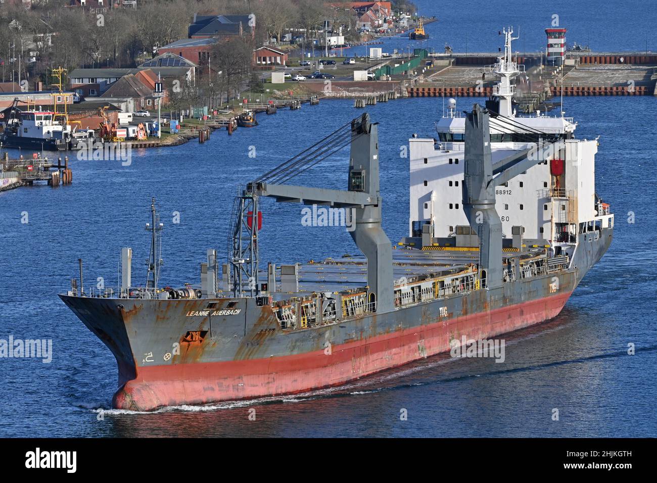 General Cargo Ship LEANNE AUERBACH Stock Photo - Alamy