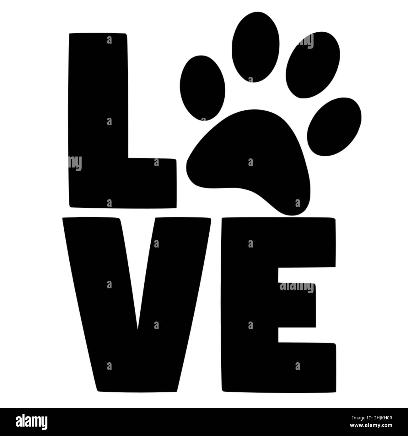 Cat paw print shirt Black and White Stock Photos & Images - Alamy