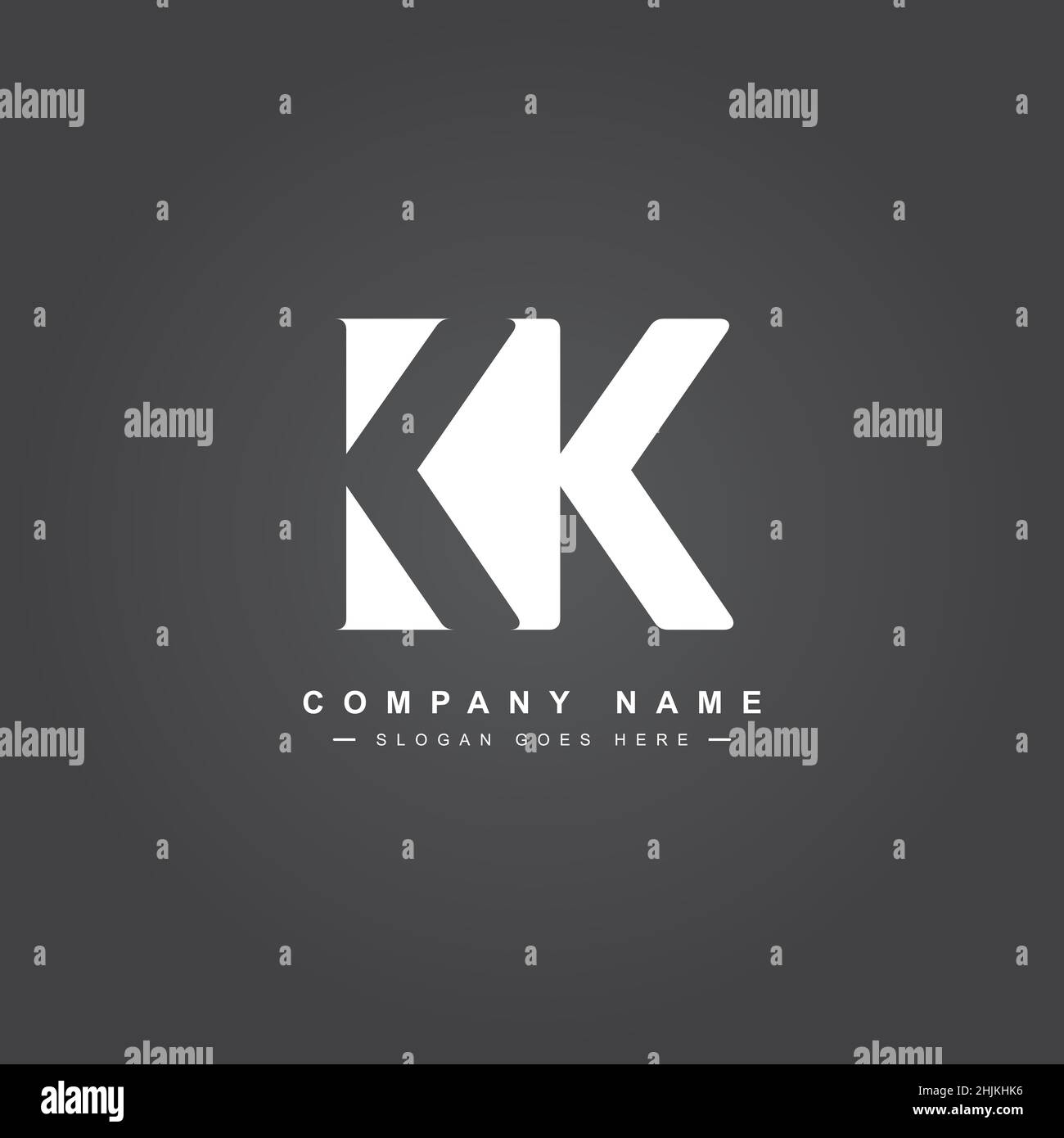 Letter kk logo hi-res stock photography and images - Alamy