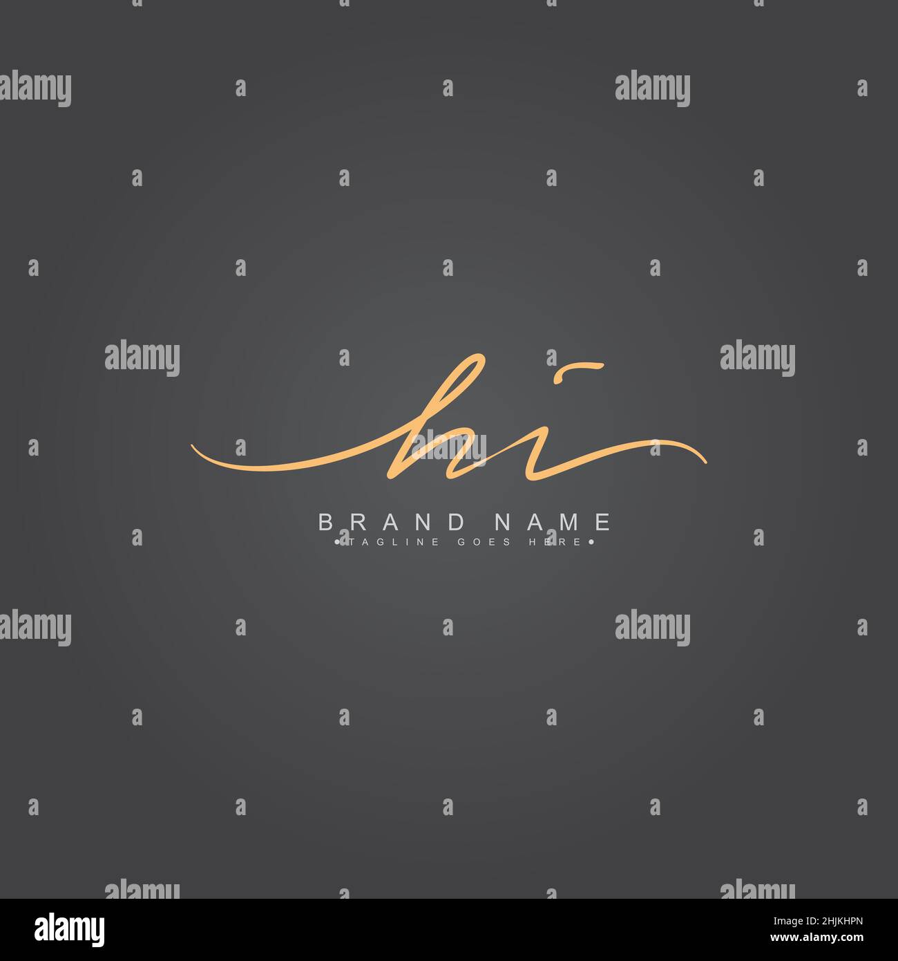 Hi logo Stock Vector Images - Alamy