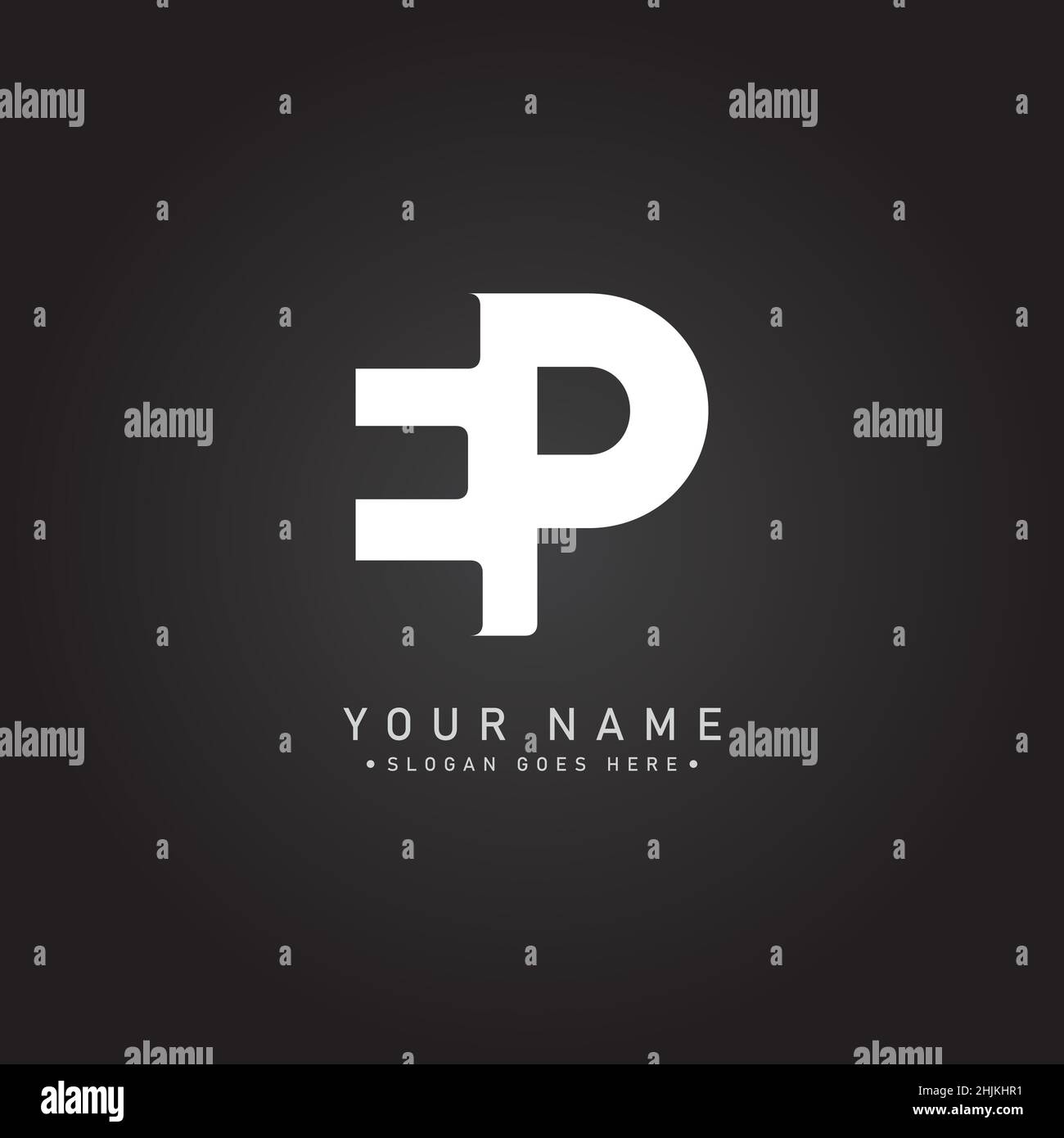 Letter ep logo Stock Vector Images - Alamy