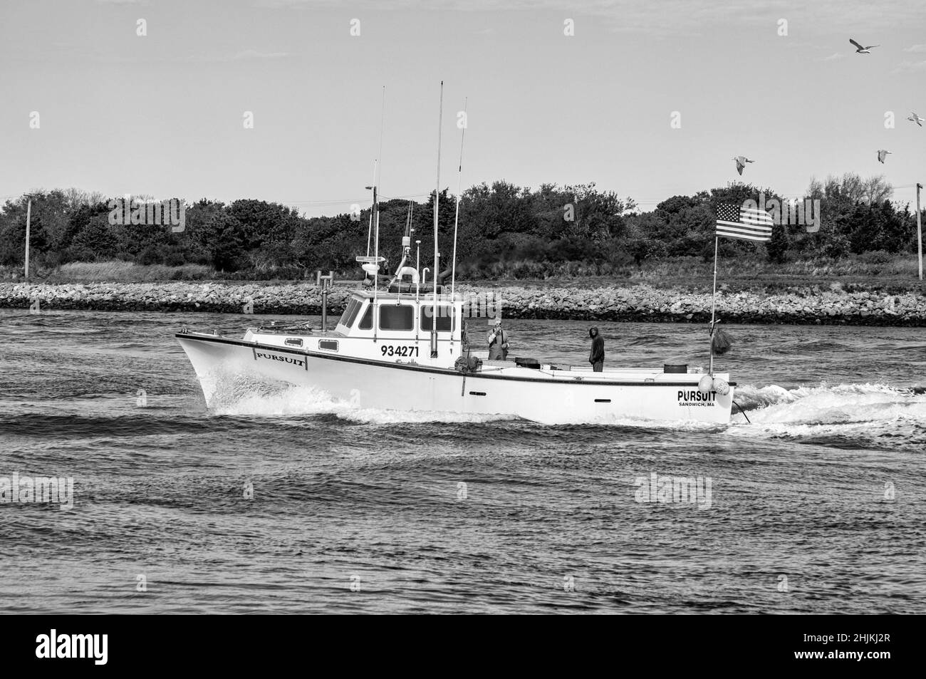 Cape Cod Canal Shipping Lane Stock Photo - Alamy