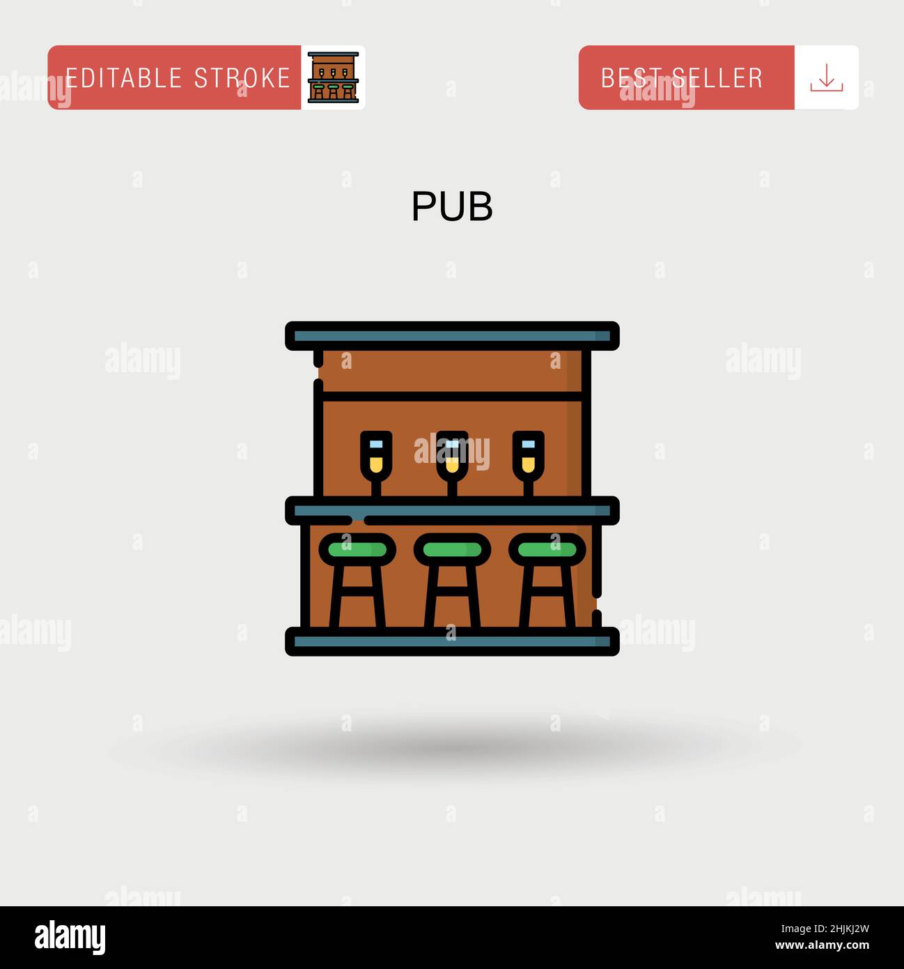 Vintage pub interior Stock Vector Images - Alamy