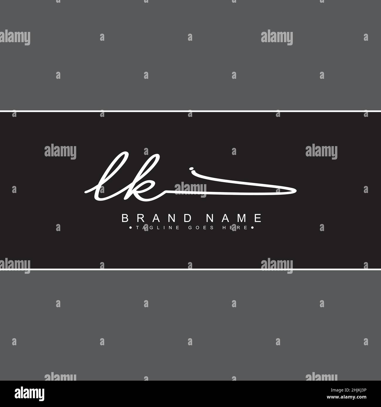 Letter lk logo hi-res stock photography and images - Alamy