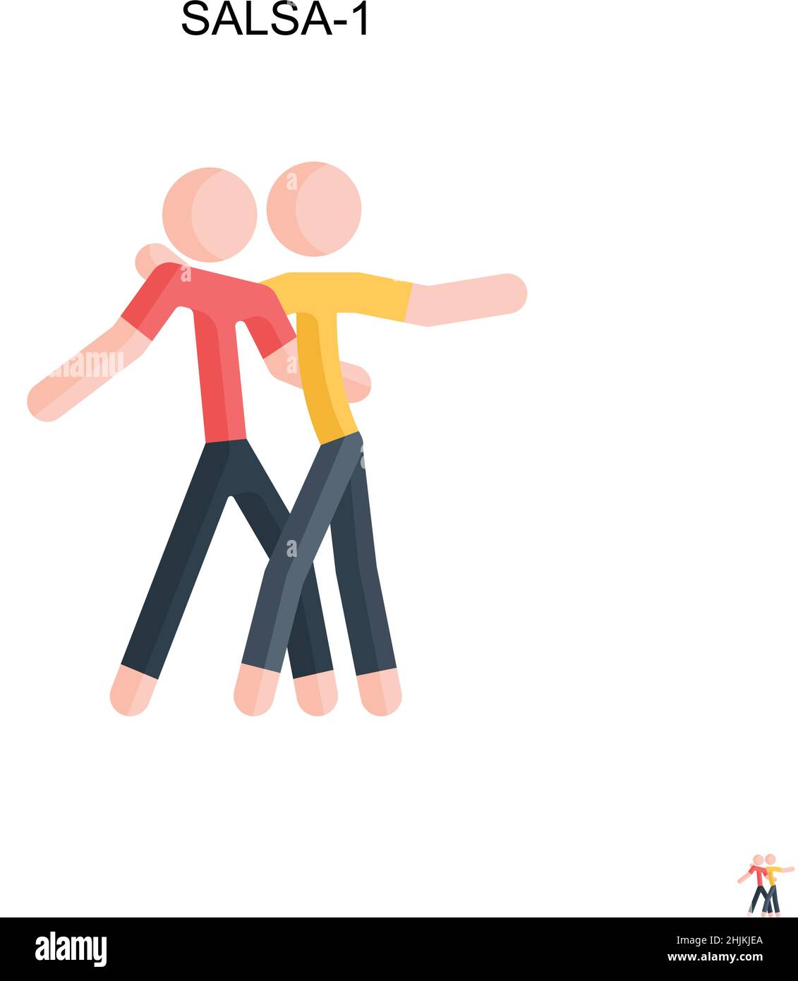 Dancing drawing icon hi-res stock photography and images - Alamy