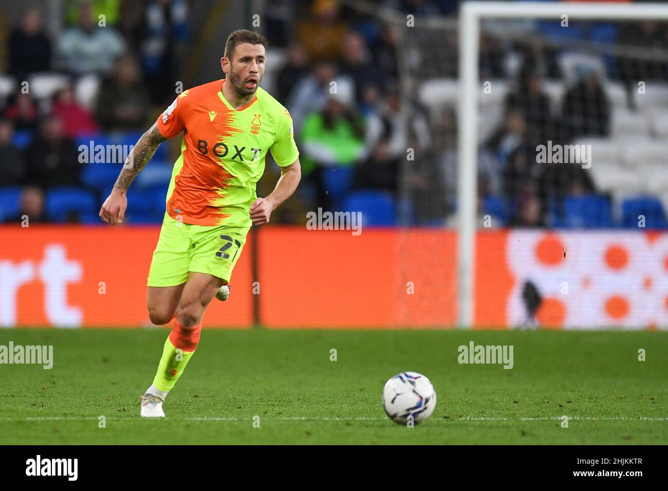 Steve Cook #27 of Nottingham Forest in action during the game Stock ...