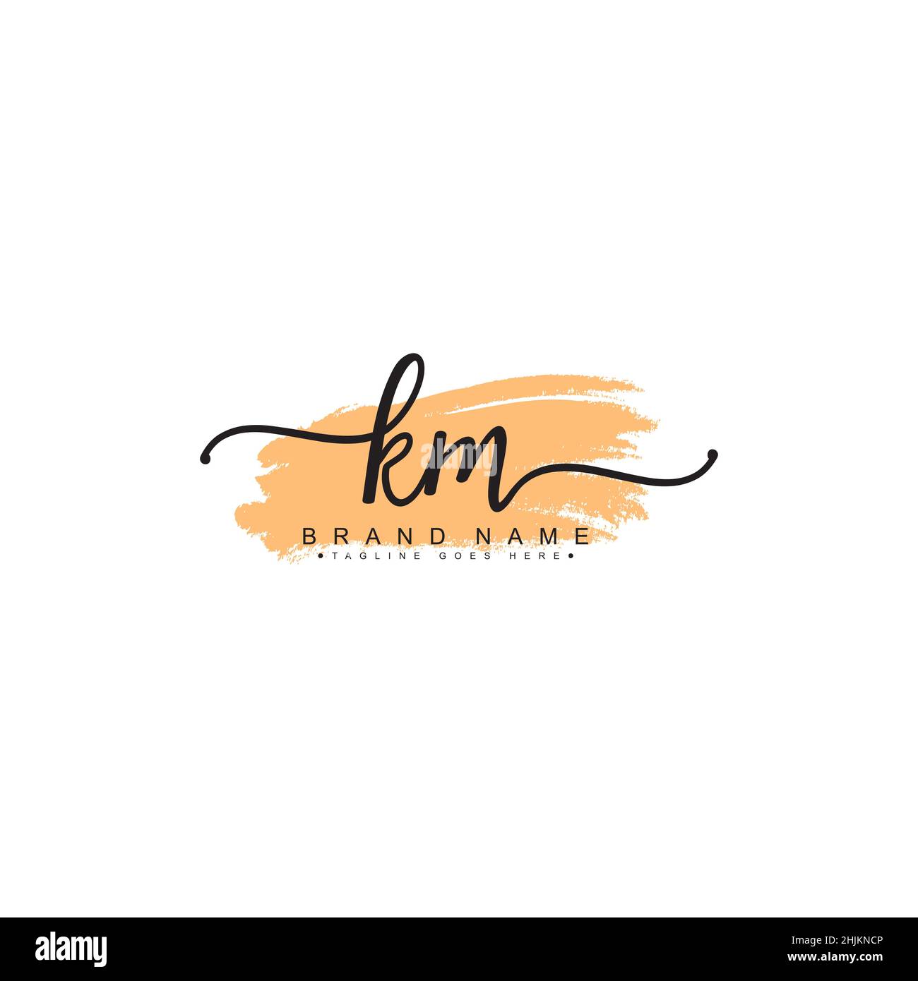 Letter km logo hi-res stock photography and images - Alamy