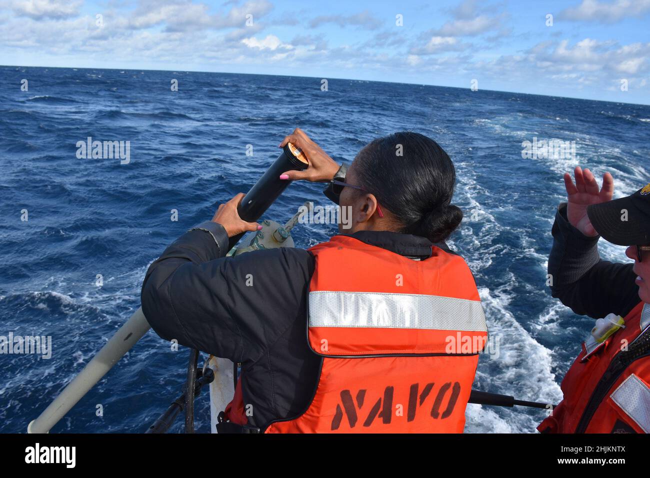 Sailors from U.S. Naval Meteorology and Oceanography Command and staff ...