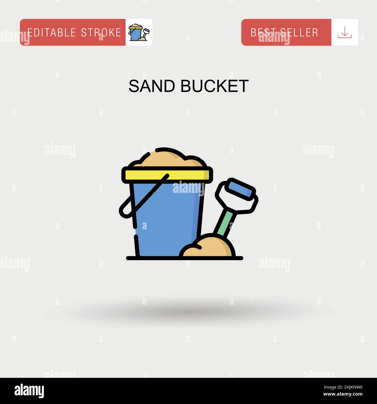 Blue plastic spade Stock Vector Images - Alamy