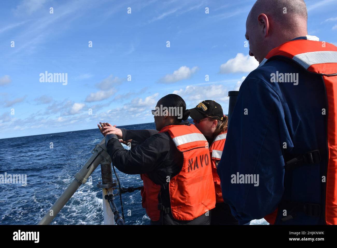 Sailors from U.S. Naval Meteorology and Oceanography Command and staff ...