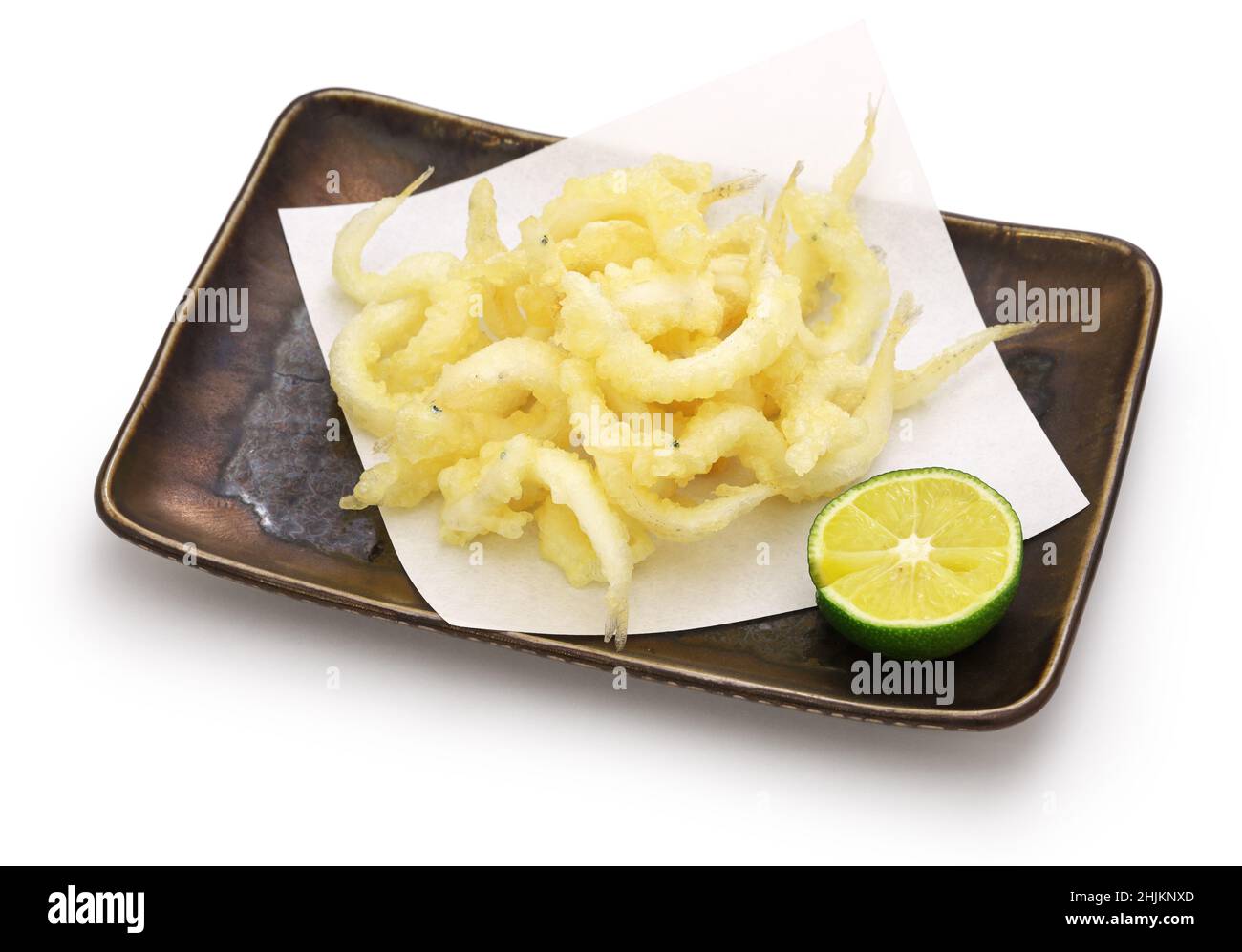 Shirauo (Japanese icefish ) tempura Stock Photo - Alamy