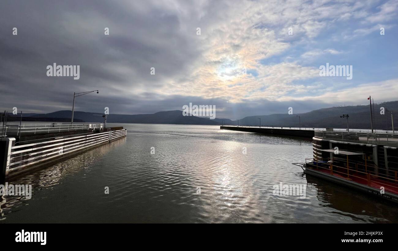 View of Nickajack Lake from Nickajack Lock Jan. 5, 2022 on the ...