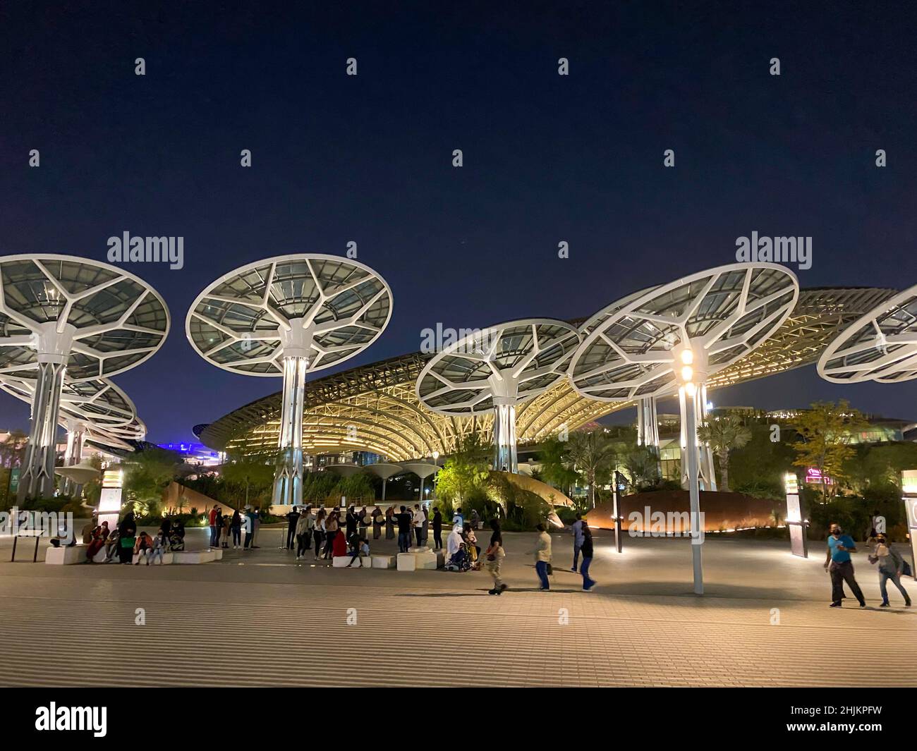 "1.30.2022 - Dubai, UAE - Expo 2020 Sustainability District Solar Panel ...