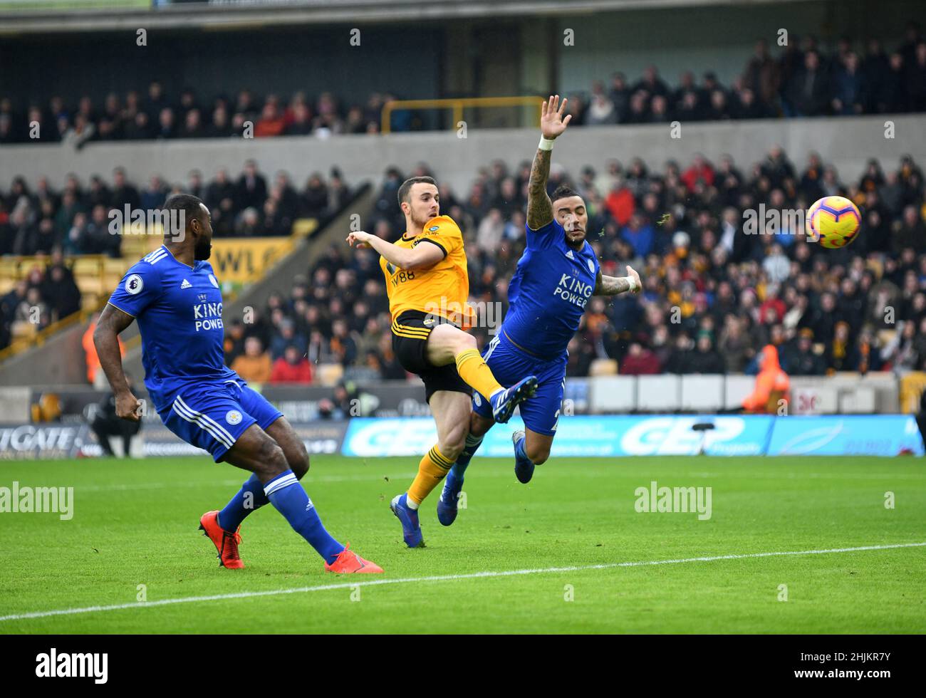 Wolves footballer Diogo Jota scores goal Wolverhampton Wanderers v ...