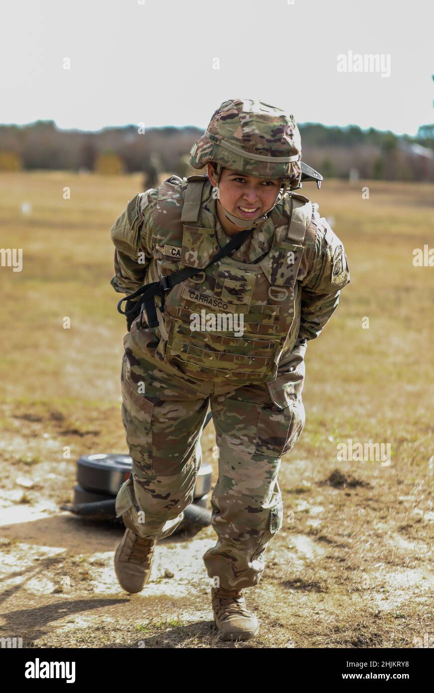 A Paratrooper assigned to the 82nd Airborne Division, participates in a ...