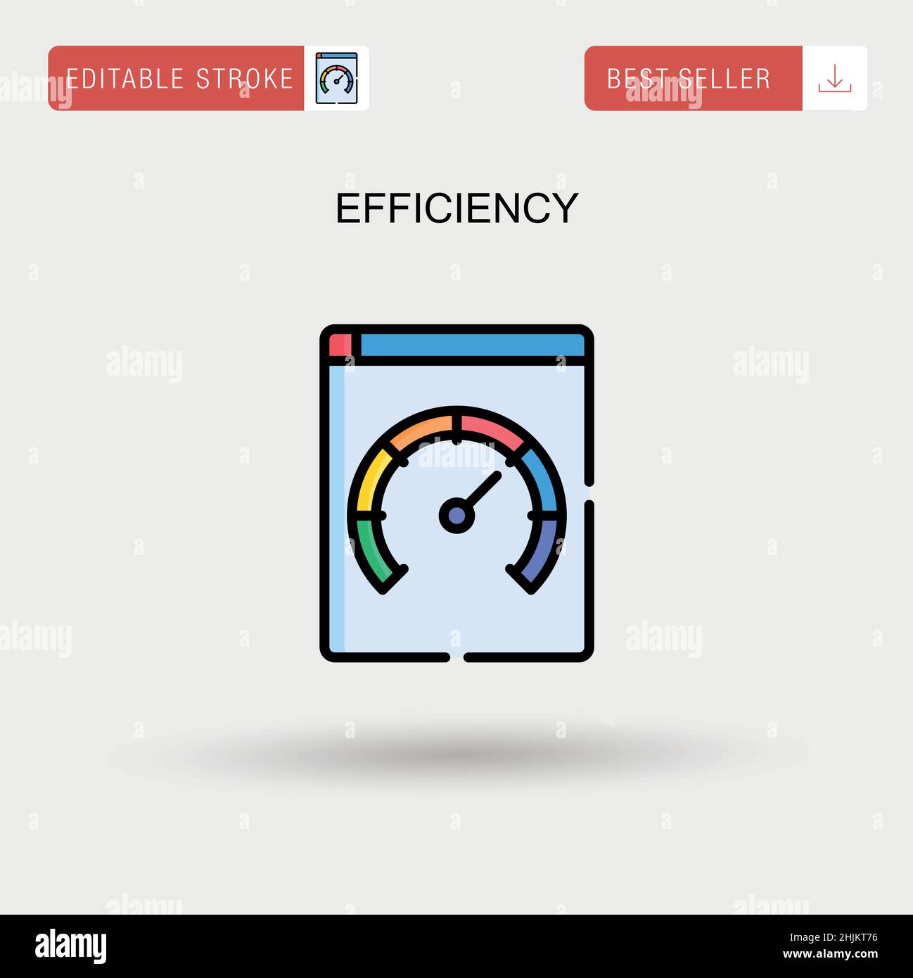 Efficiency Simple vector icon Stock Vector Image & Art - Alamy