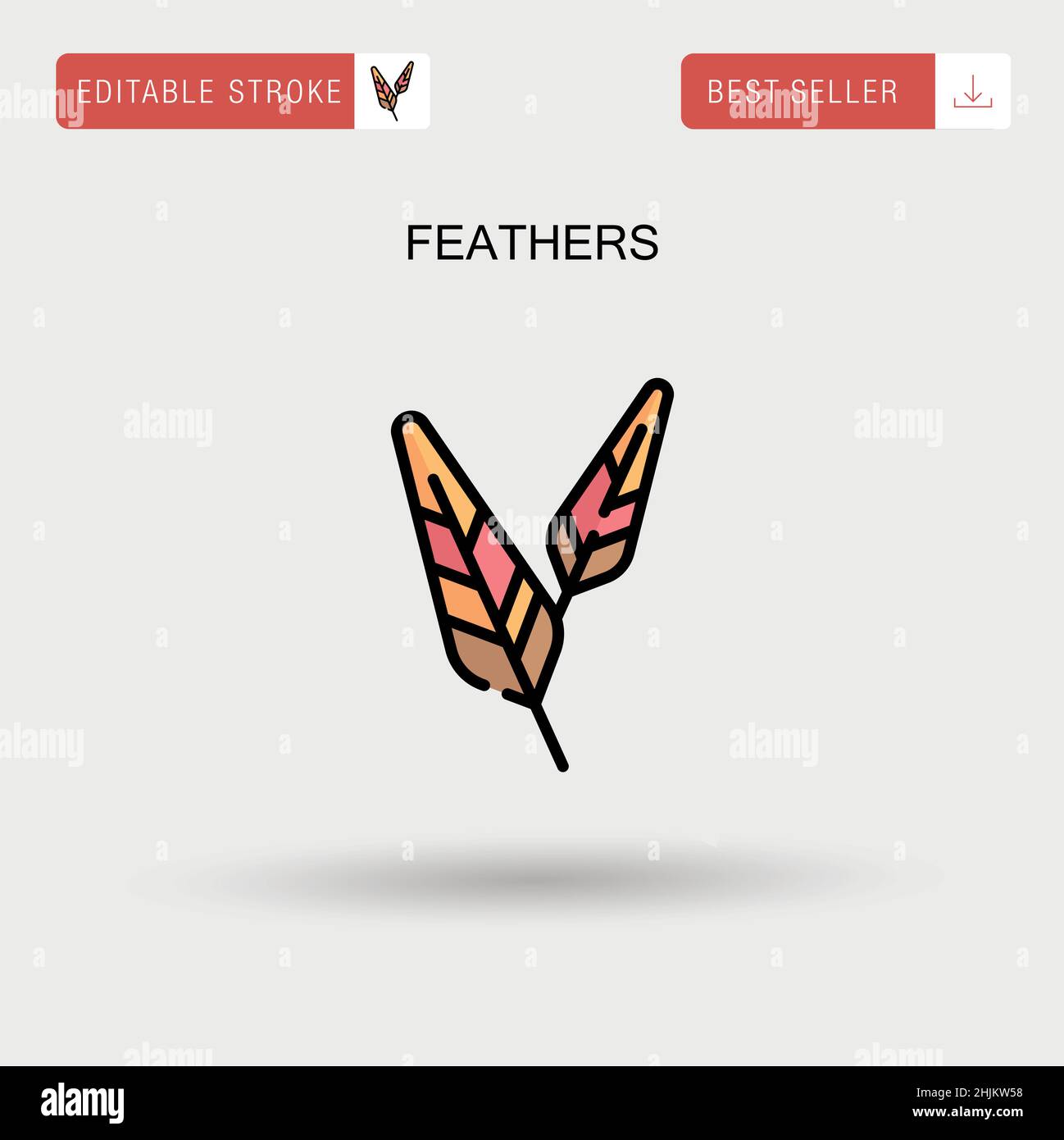 3d feathers Stock Vector Images - Alamy