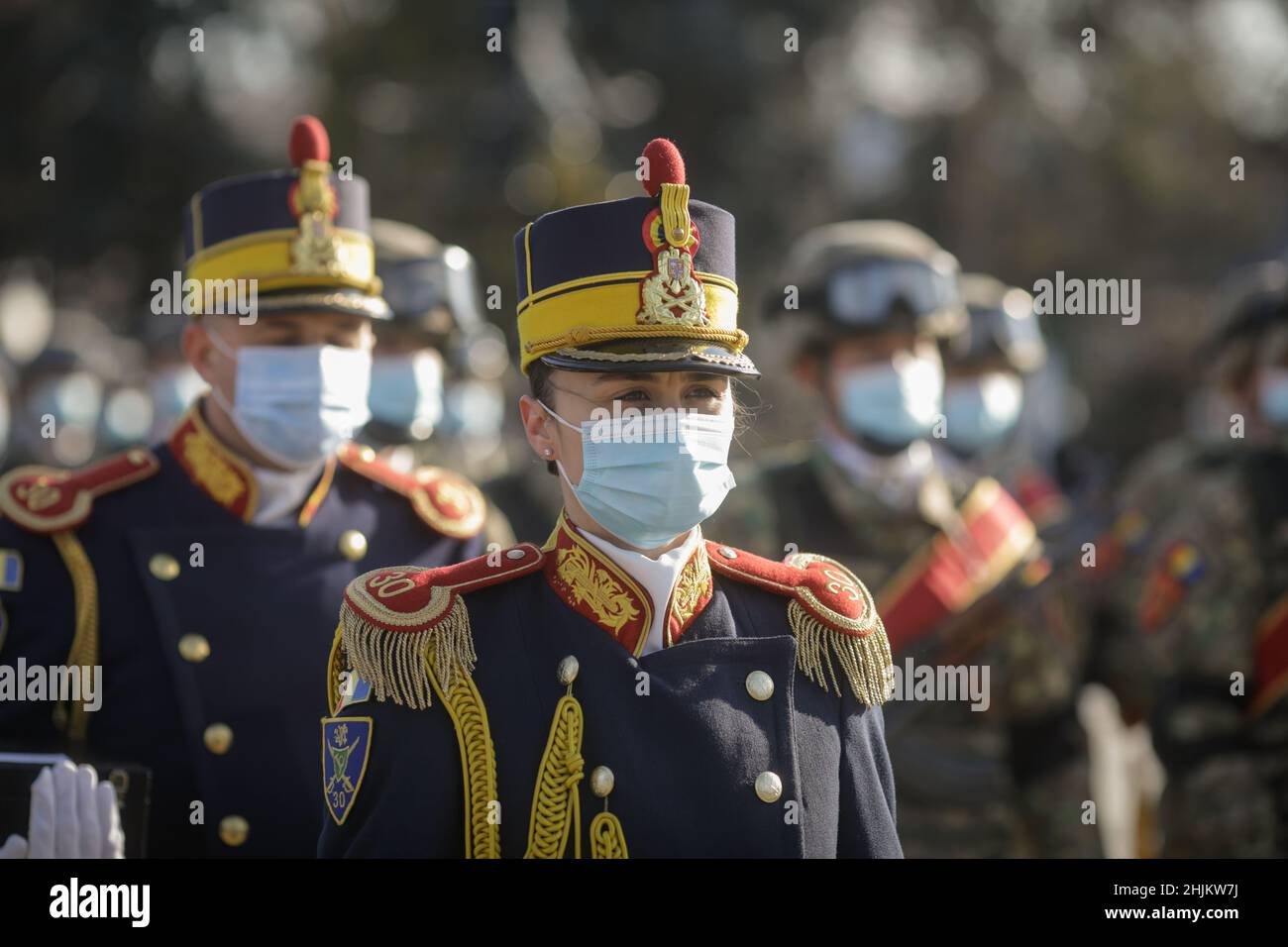 Bucharest, Romania - January 24, 2022: Shallow depth of field ...