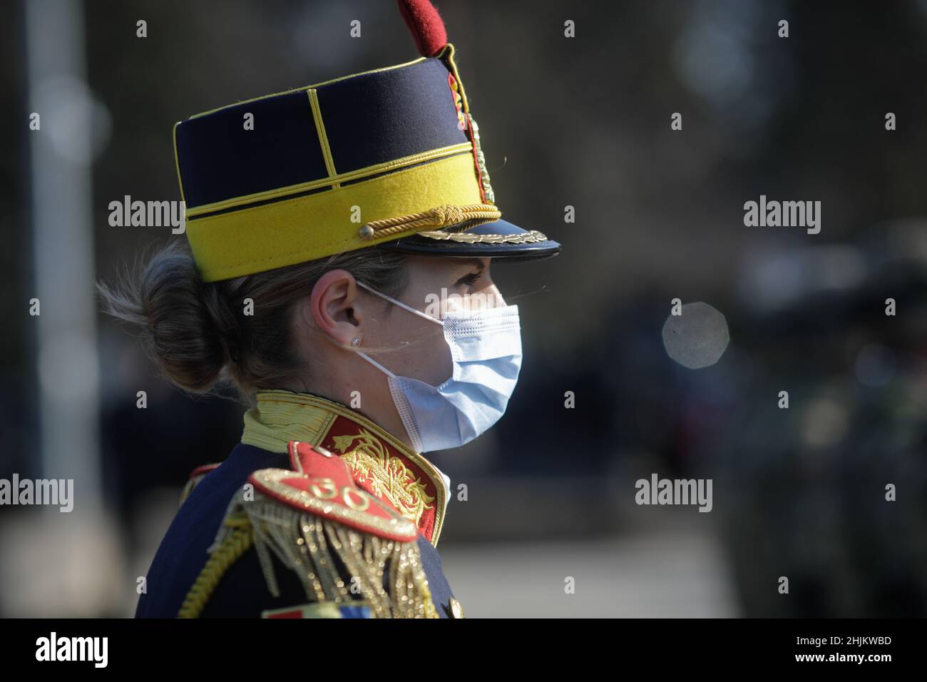 Bucharest, Romania - January 24, 2022: Shallow depth of field ...