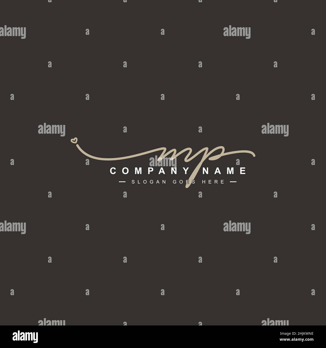 Mp initials logo hi-res stock photography and images - Alamy