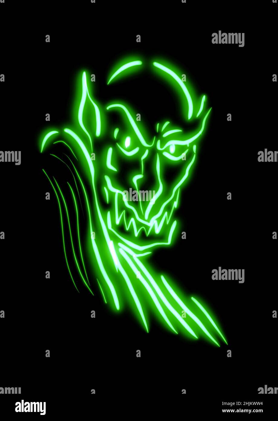 Gothic neon sign hi-res stock photography and images - Alamy
